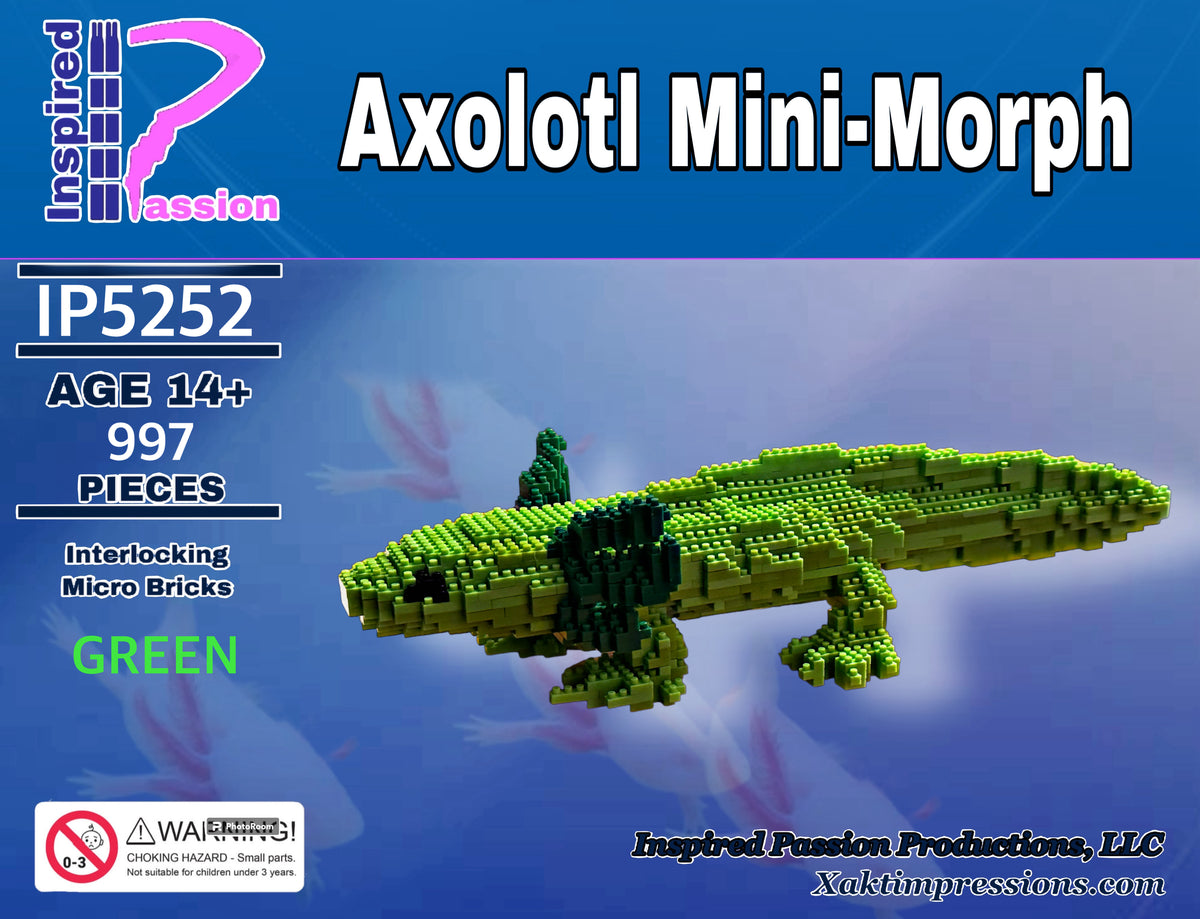AXOLOTL Mini-Morph Micro-Block Model – Inspired Passion Productions