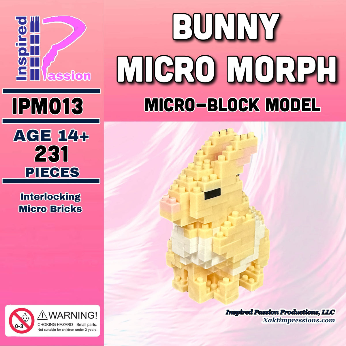 Bunny Micro Morph Micro-Block model – Inspired Passion Productions