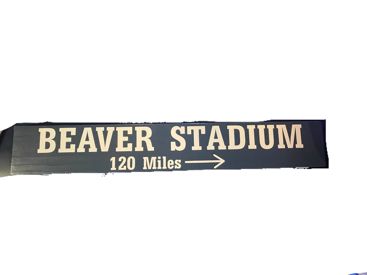 Custom Beaver Stadium Mile Sign – Inspired Passion Productions