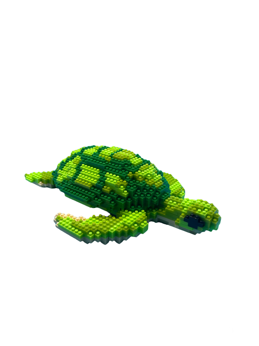 Sea Turtle Mini Morph Micro-Block model – Inspired Passion Productions