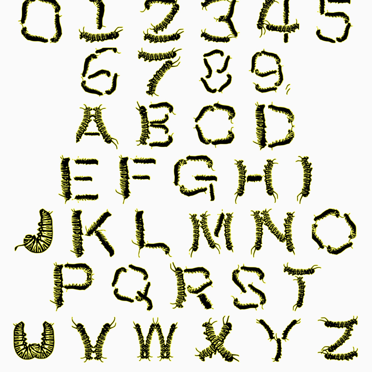 Monarch Caterpillar Font – Inspired Passion Productions