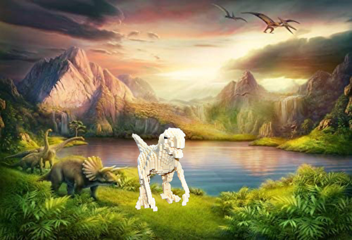 Velociraptor Micro-Block Model, Raptor Dinosaur Model – Inspired ...