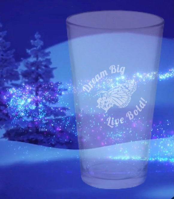 Monarch etched Glassware – Inspired Passion Productions